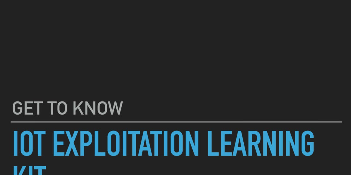 Iot Exploitation Learning Kit By Attify Attify Store